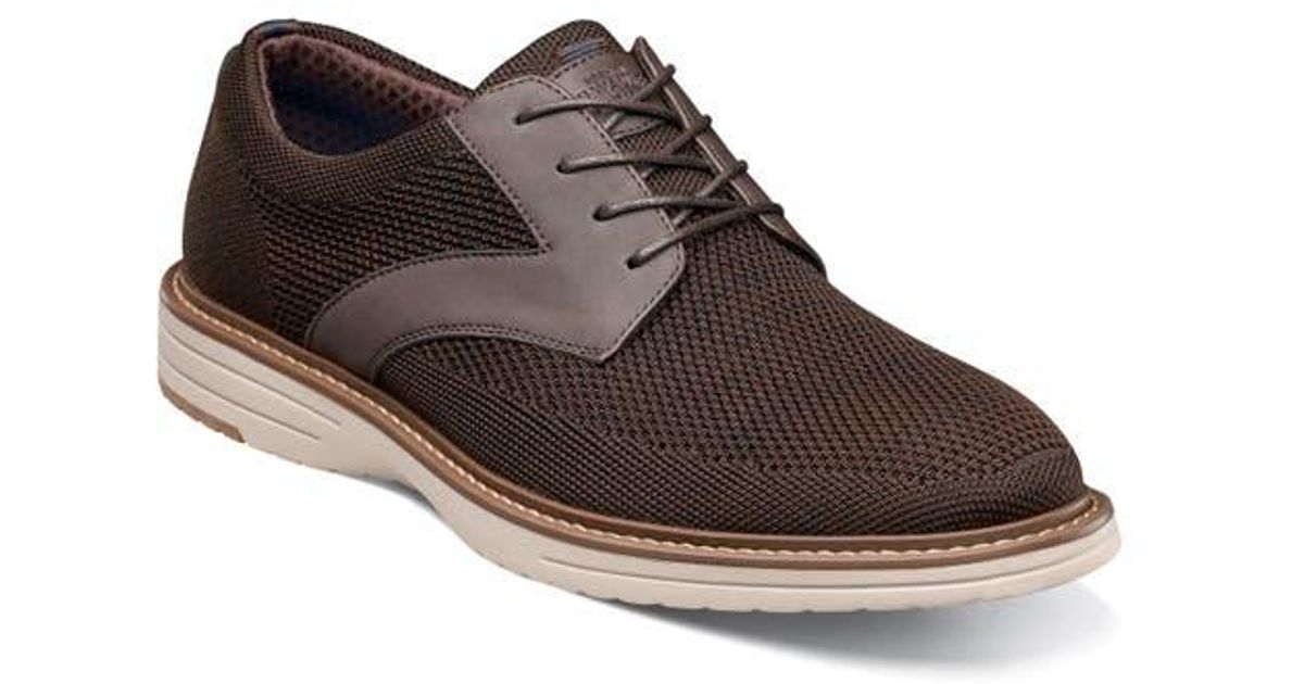 Nunn Bush Griff Plain Toe Derby in Brown for Men | Lyst