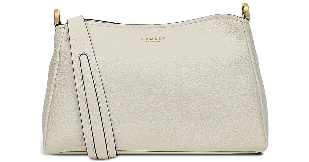 Radley New Haven Small Top Zip Crossbody Bag in White | Lyst