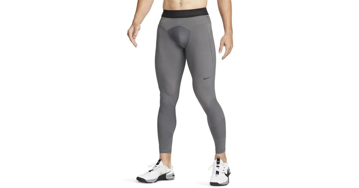 Nike Axis Performance System Dri-Fit Adv Tights in Gray for Men | Lyst