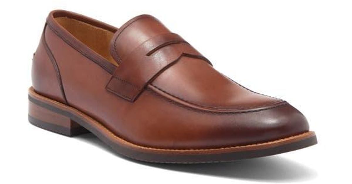 Warfield & Grand Merrick Penny Loafer in Brown for Men | Lyst
