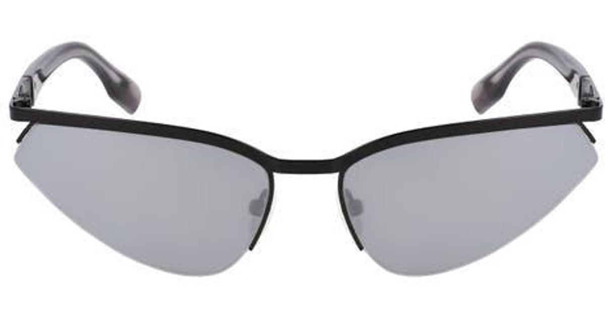 KARL LAGERFELD 61Mm Modified Rectangular Sunglasses in Black for Men | Lyst