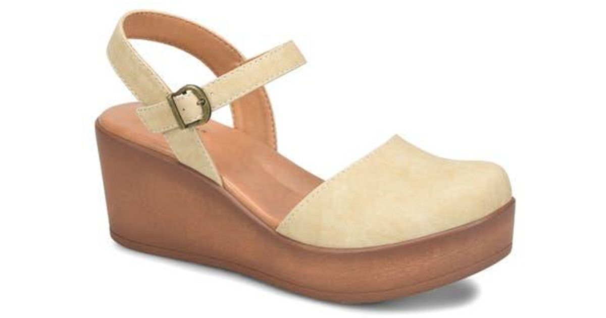 B O C BY BØRN Dalia Platform Clog Sandal in Natural | Lyst