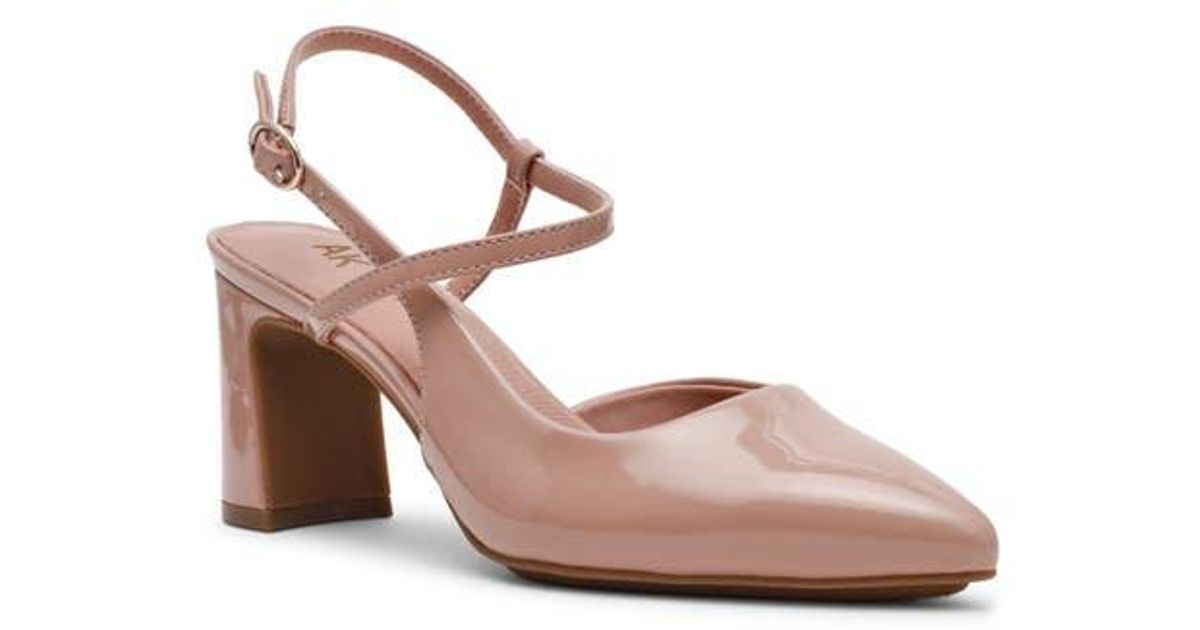 Anne Klein Bueles Ankle Strap Pump in Pink | Lyst