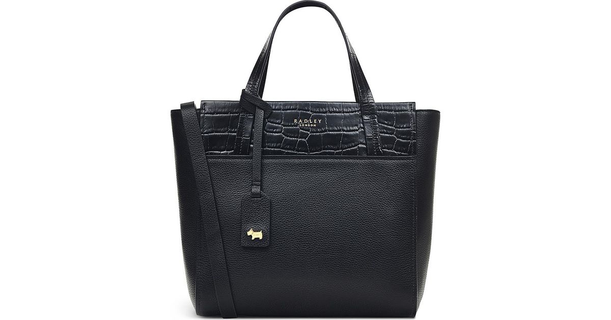 Radley Downtown Small Satchel Bag in Black | Lyst