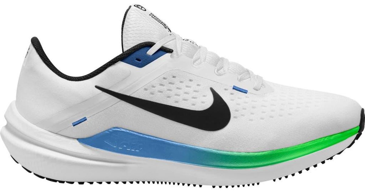 Nike Air Winflo 10 Running Shoe in Blue for Men | Lyst