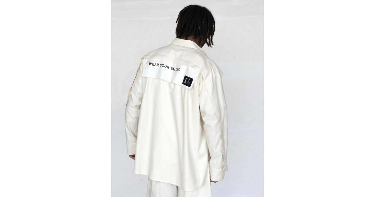 WHITE CANVAS Wear Your Values Horizontal Panel in White | Lyst
