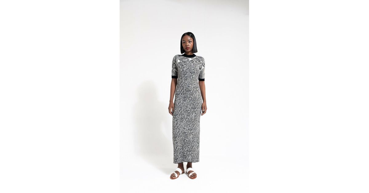 AMKA Pecan Dress in White | Lyst