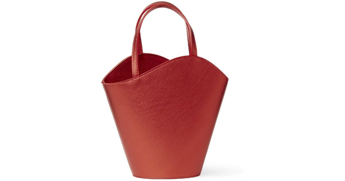 Natalie Dennis Iconic Infinity Handbag In Chilli Red | Lyst
