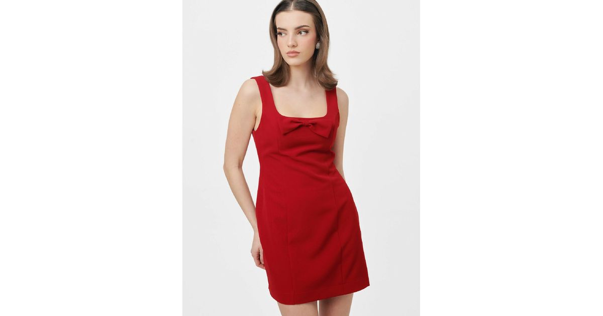 Nanas Bridget Mini Dress - Cherry Red | Lyst