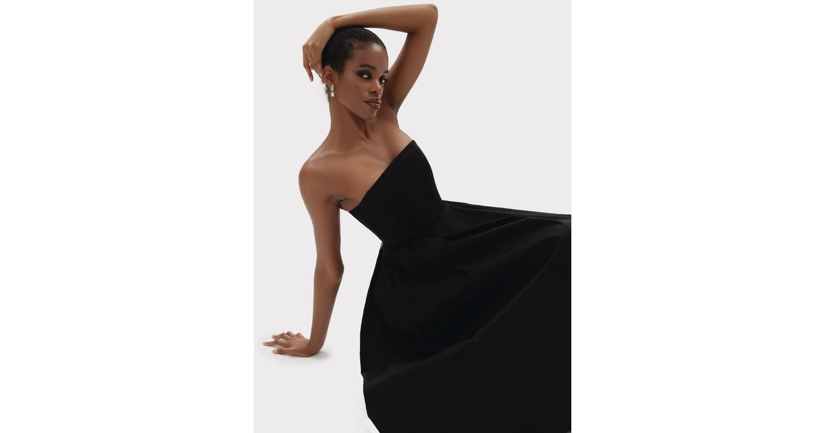 La Musa Black Tulip Dress | Lyst