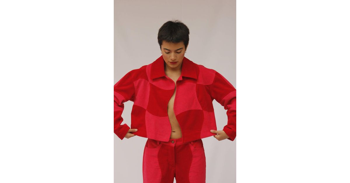 Hera Studio Cherry Jacket in Red | Lyst