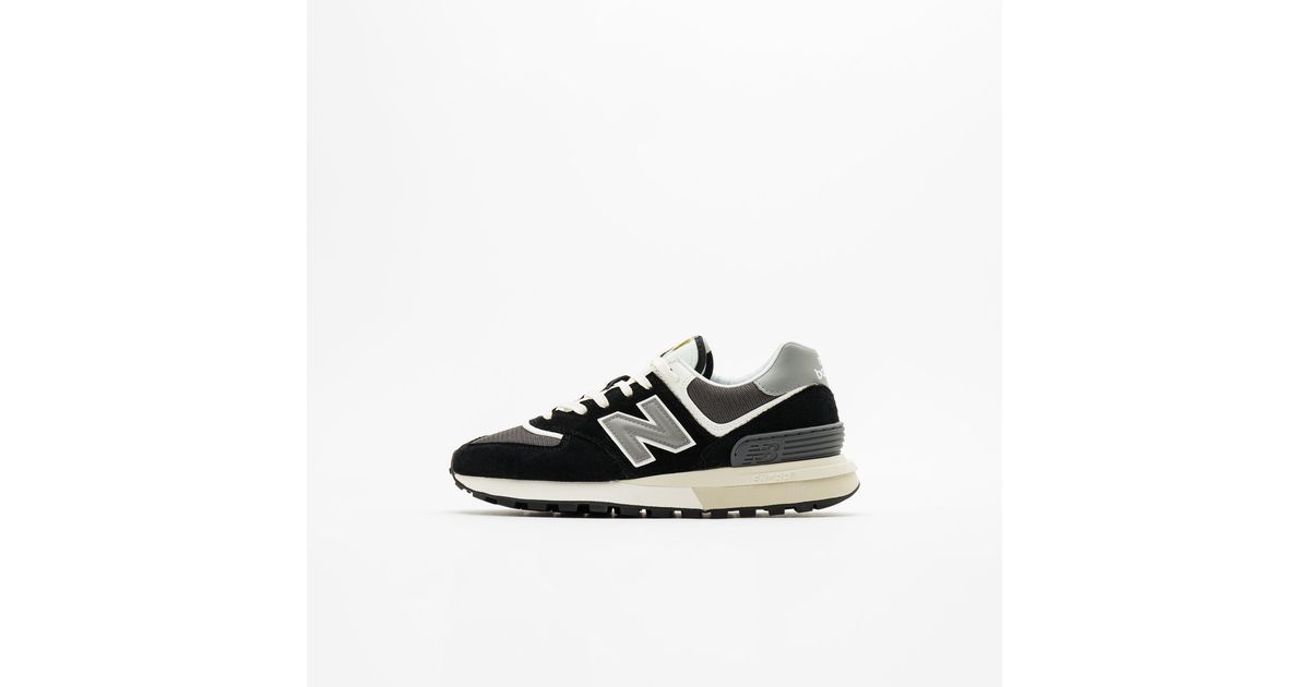 New Balance Suede 574 Legacy Sneaker In Black For Men Lyst