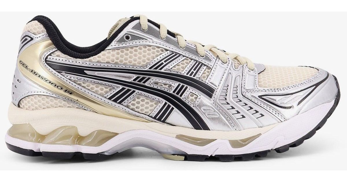 Asics Gel-Kayano 14 Mesh And Leather Sneakers in White for Men | Lyst