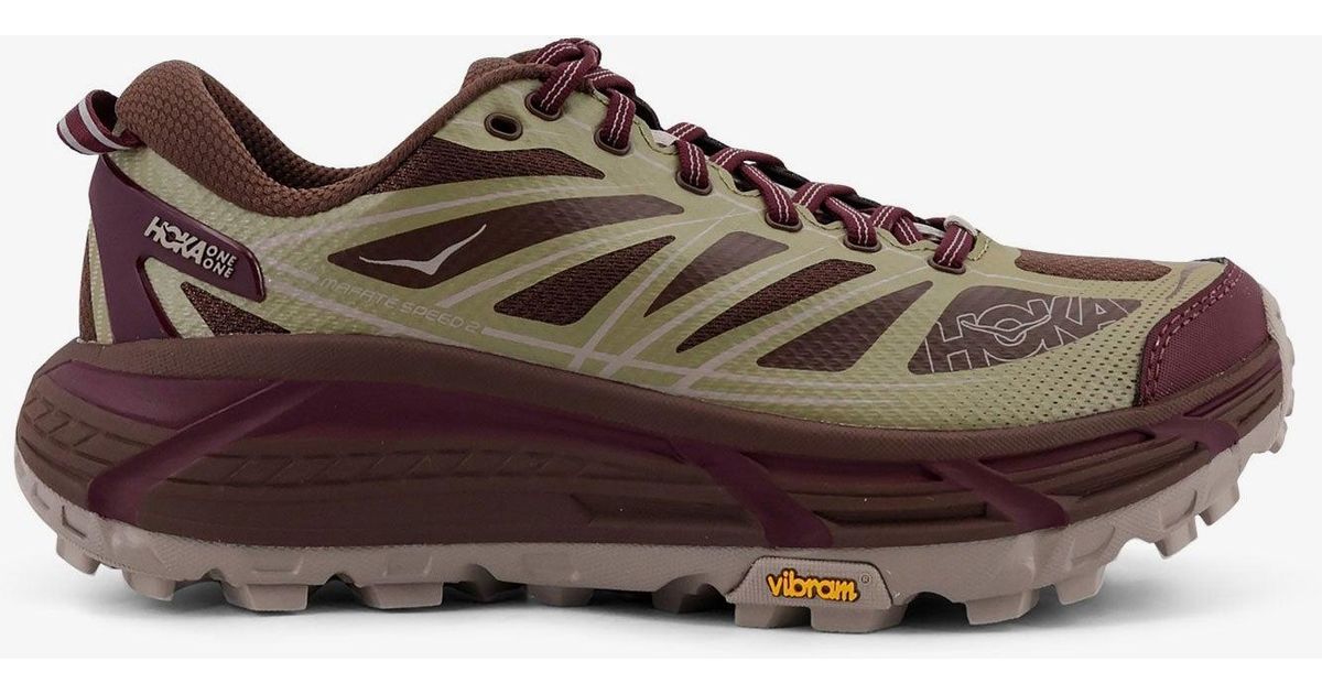 Hoka One One U Mafate Speed 2 Mesh And Rubber Sneakers in Brown for Men ...