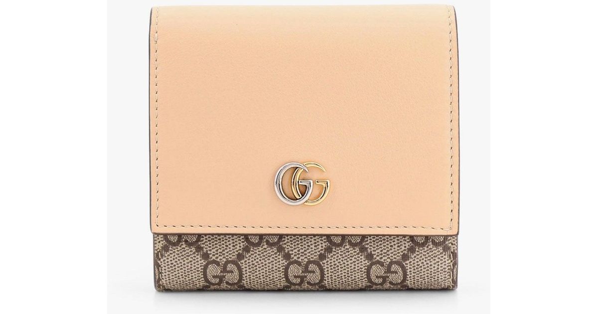 Gucci Wallets in Natural | Lyst UK