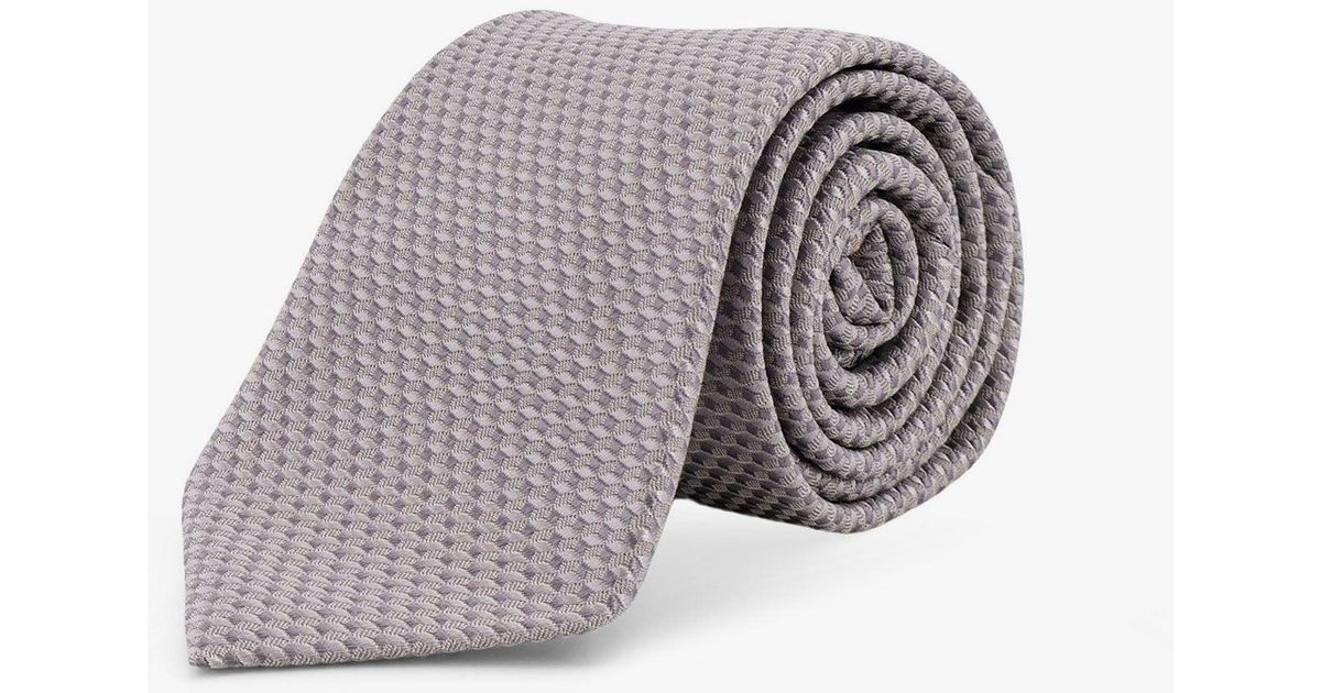 NUGNES 1920 Silk Tie in Gray for Men | Lyst
