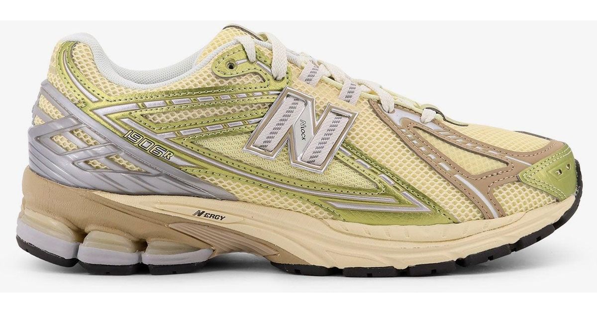 New Balance 1906 Mesh Low-Top Sneakers in Yellow for Men | Lyst