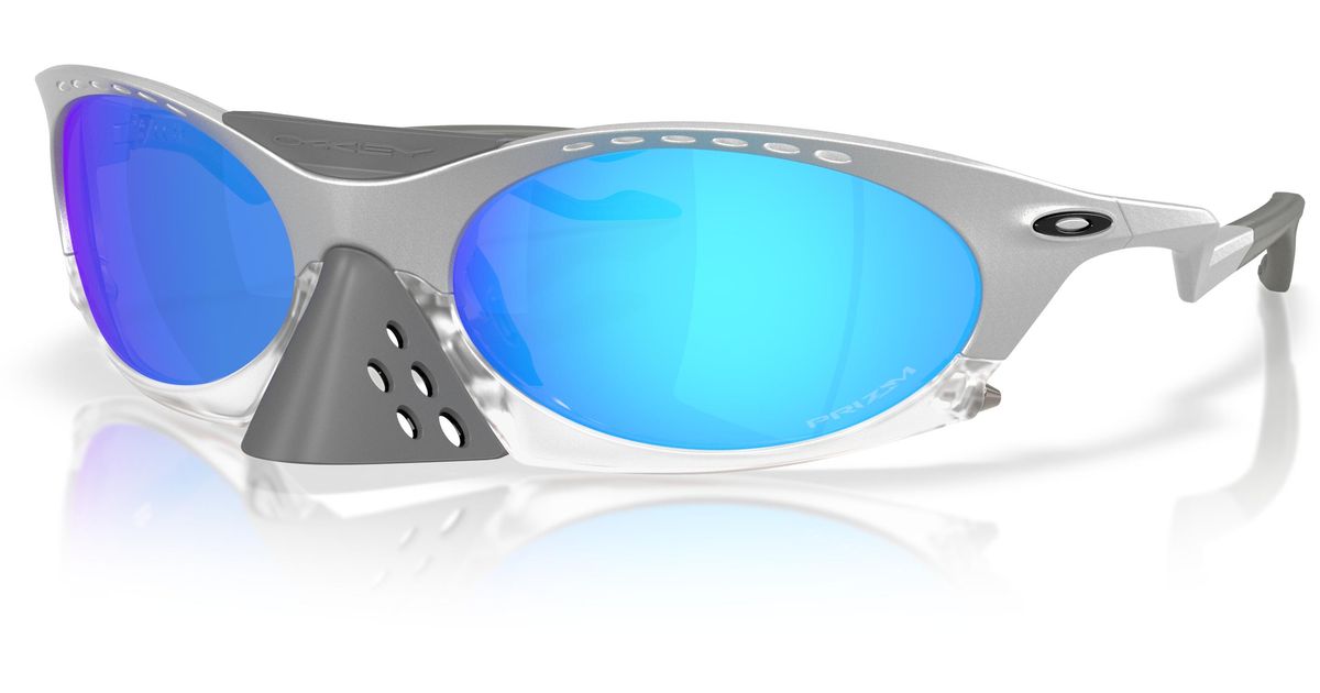 Oakley Plantaris Sunglasses - Color: Silver in Black for Men | Lyst UK