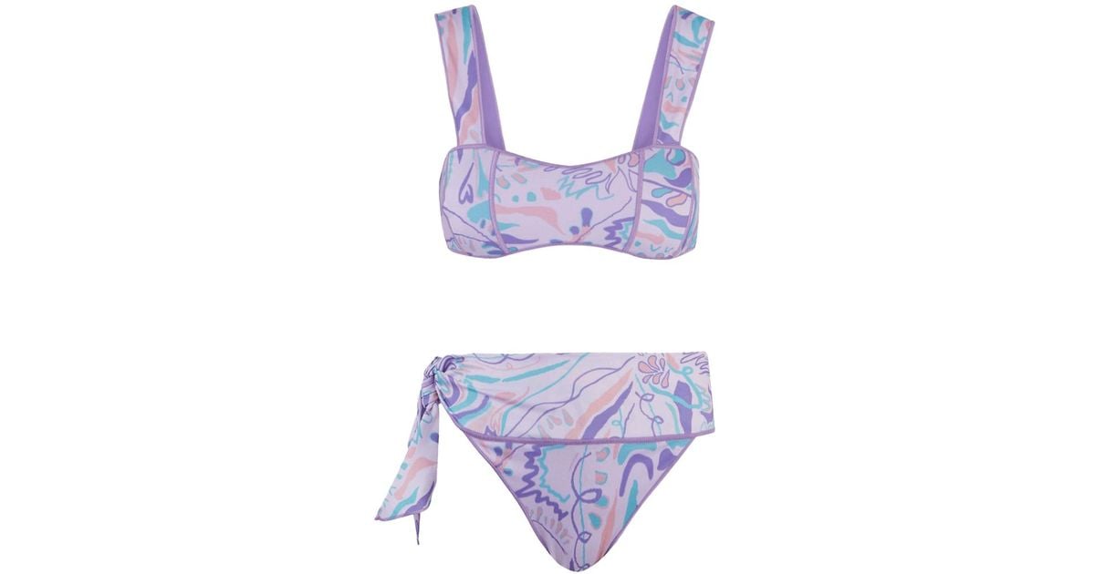 Oceanus Swimwear Synthetic Jacqueline Bikini Lyst