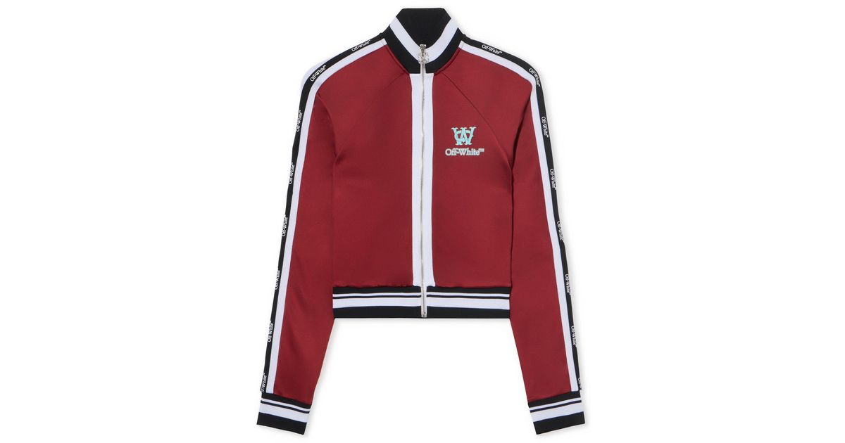 Off-White c/o Virgil Abloh Track Top Serena Jacket in Red | Lyst UK