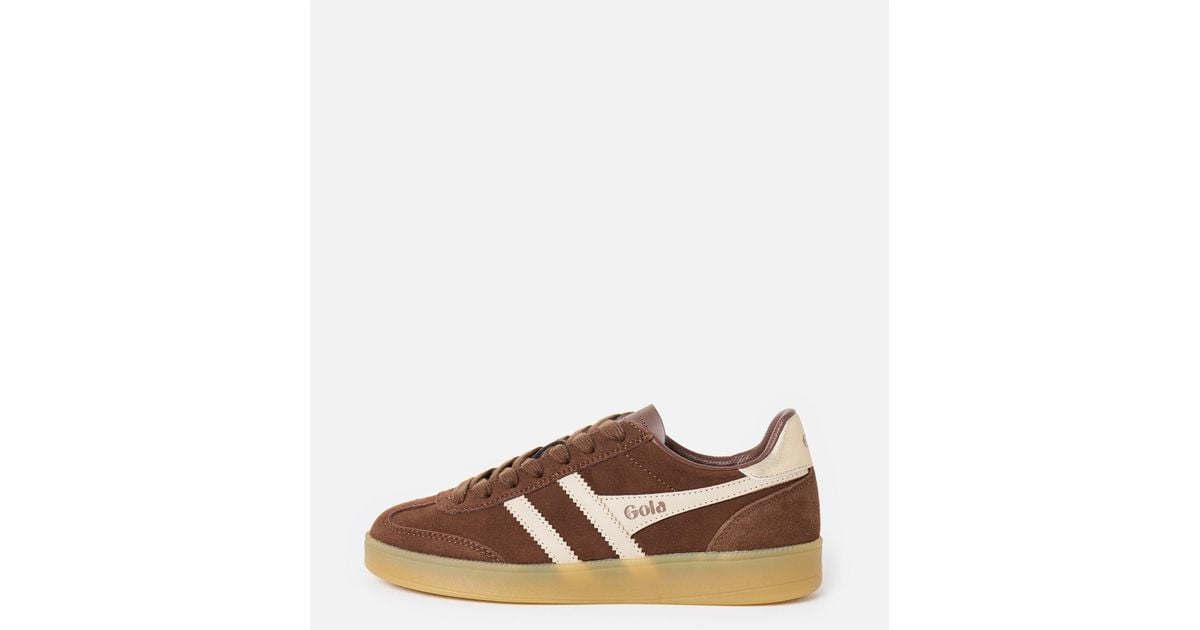 Gola Viper & Gold Trainers in Brown | Lyst UK
