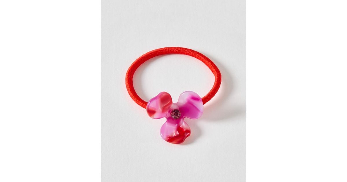 Oliver Bonas Lily Resin Flower Hair Band in Pink | Lyst UK