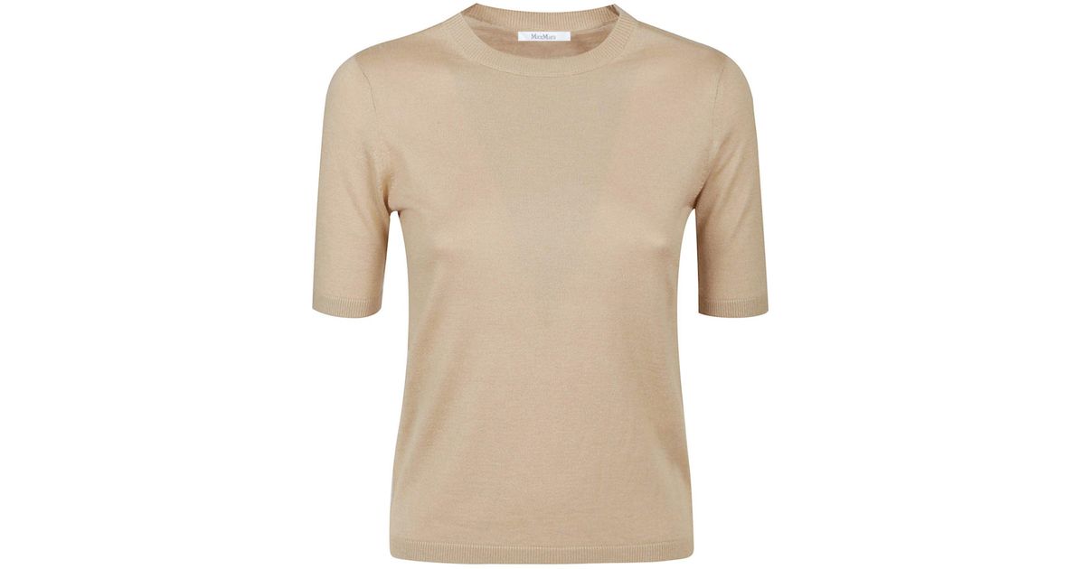Max Mara Warren Knit in Natural | Lyst UK