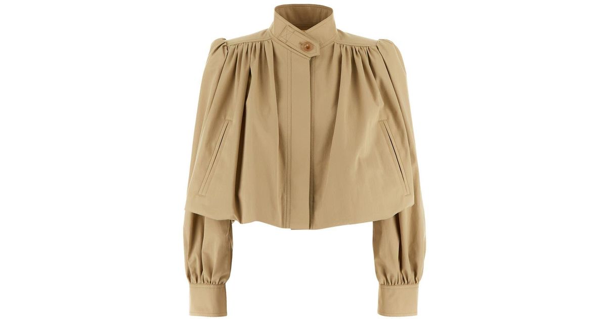 Chloé Jacket Woman in Natural | Lyst
