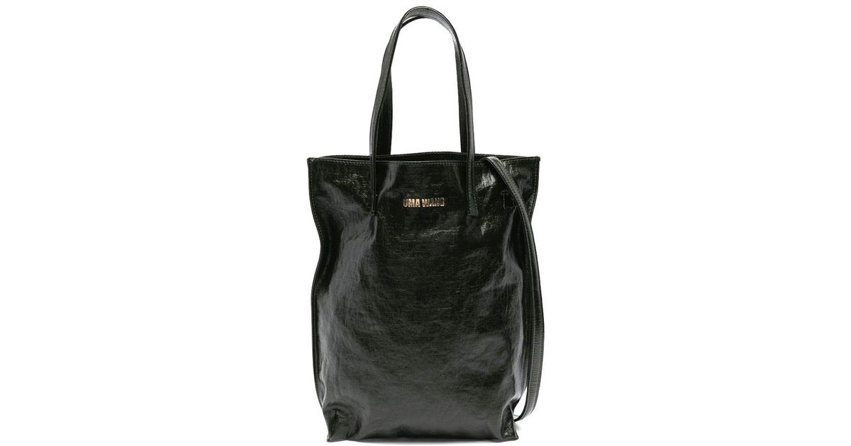 Uma Wang Zipper Shoulder Bag in Black | Lyst