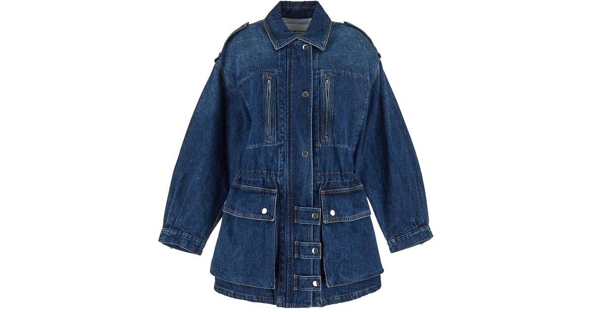 Isabel Marant Joanna Jacket in Blue | Lyst
