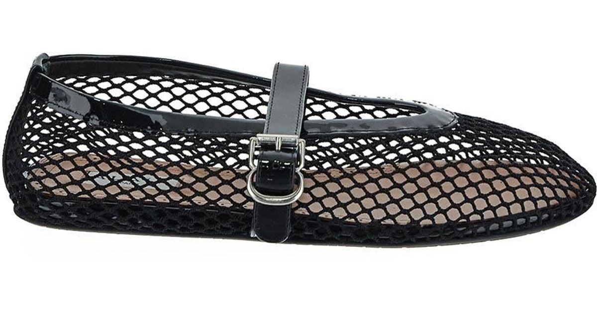 Alaïa Ballet Shoe in Black | Lyst