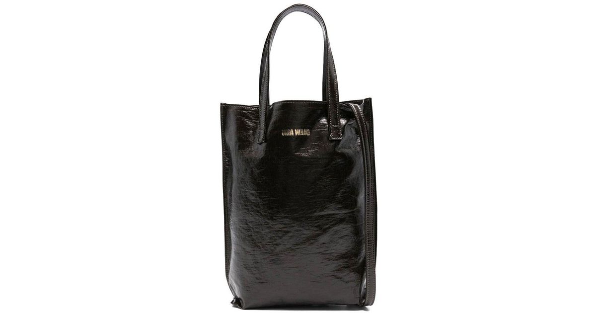 Uma Wang Shoulder Bag With Embossed Logo in Black | Lyst