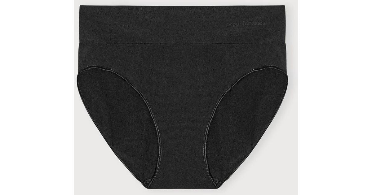 Organic Basics Smooth Hi-Leg Briefs 5-Pack in Black | Lyst