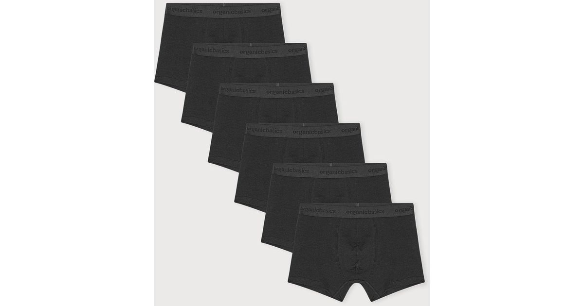Organic Basics Core Trunks 6-Pack in Black for Men | Lyst