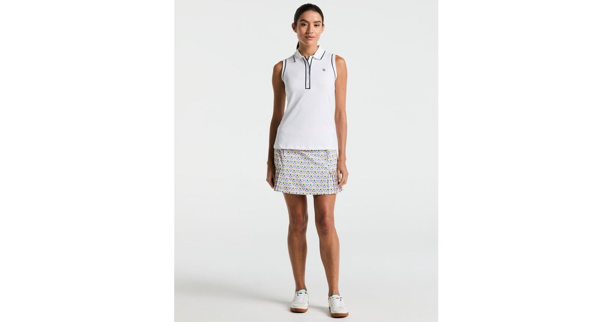 Original Penguin Women's Golf Skort With Side Pleats In Charm Pink in ...