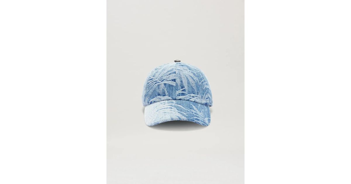 Palm Angels Jacquared Palms Baseball Cap Light in Blue for Men | Lyst UK
