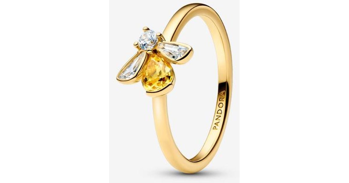 PANDORA Honey Bee Ring in Metallic | Lyst UK