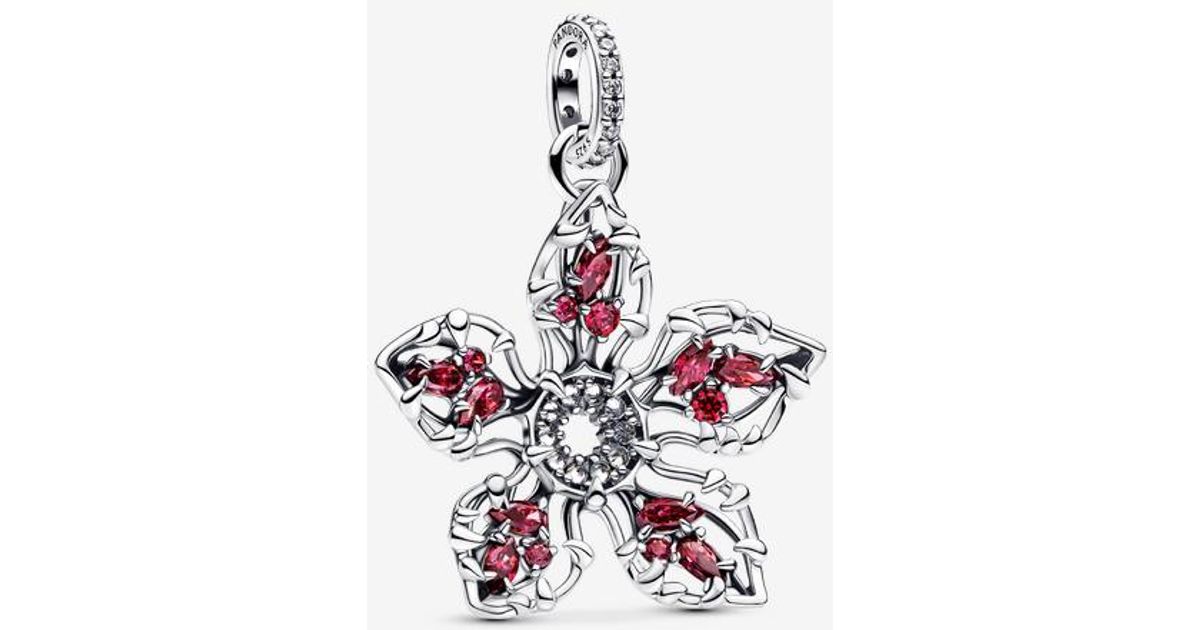 PANDORA Stranger Things Demogorgon Large Dangle Charm in White | Lyst UK