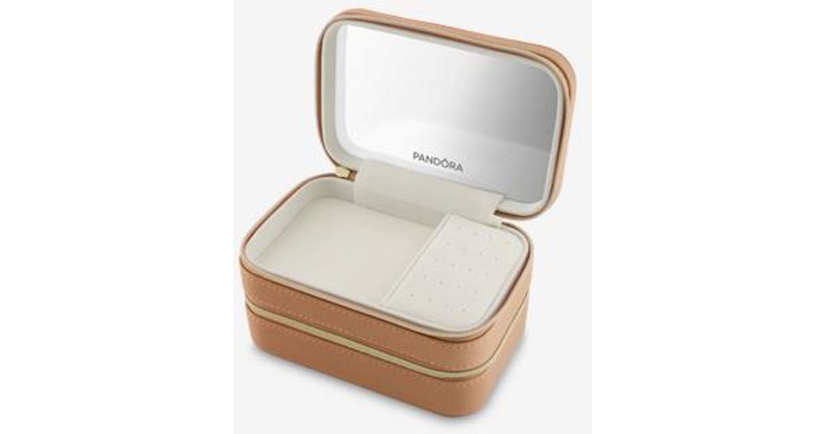 PANDORA Neutral Jewellery Box in White | Lyst UK