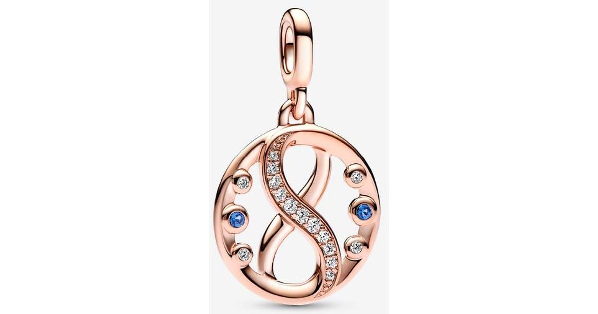 PANDORA Me Infinity Symbol Medallion Charm in Pink | Lyst UK