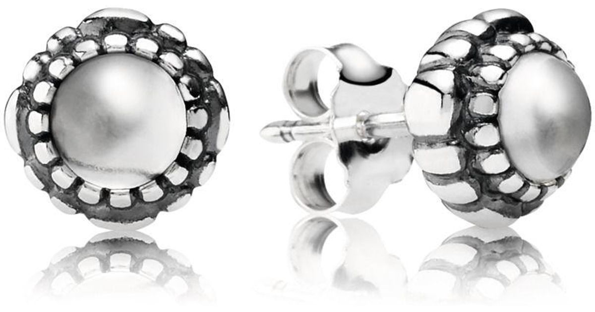 Pandora april earrings store