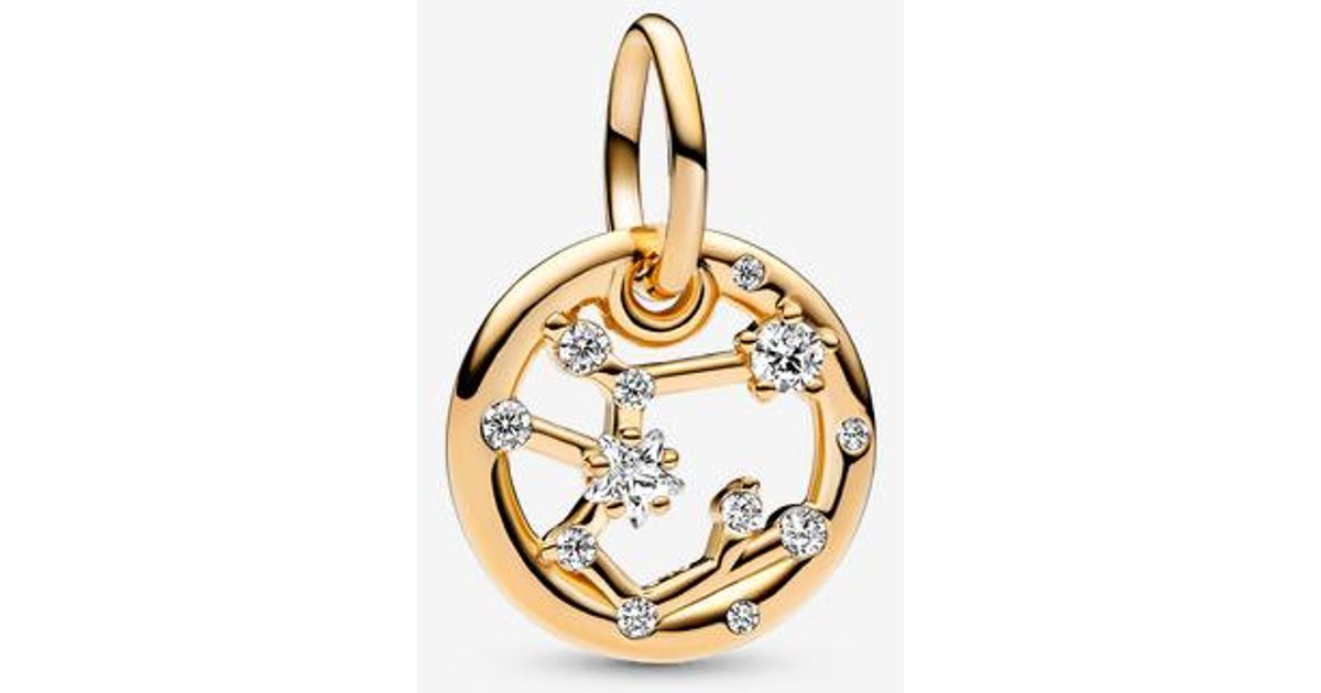 PANDORA Sagittarius Zodiac Dangle Charm in Metallic | Lyst UK