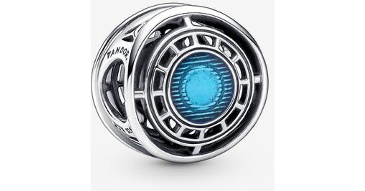 PANDORA Marvel The Avengers Iron Arc Reactor Charm in Blue | Lyst UK