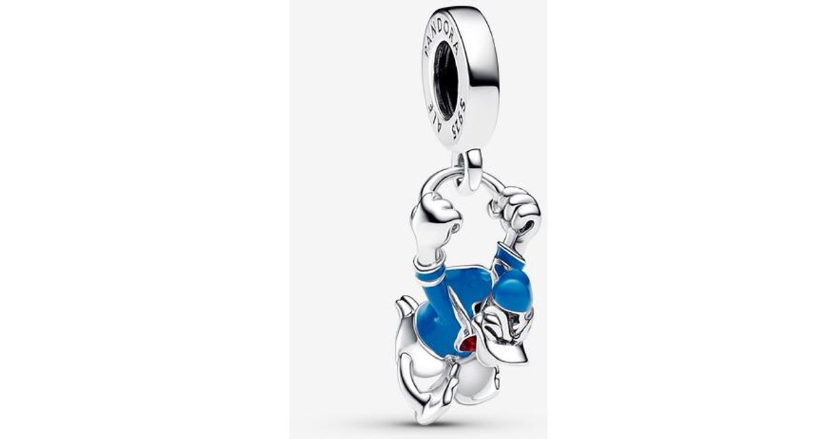 PANDORA Disney Donald Duck Dangle Charm in Blue | Lyst UK