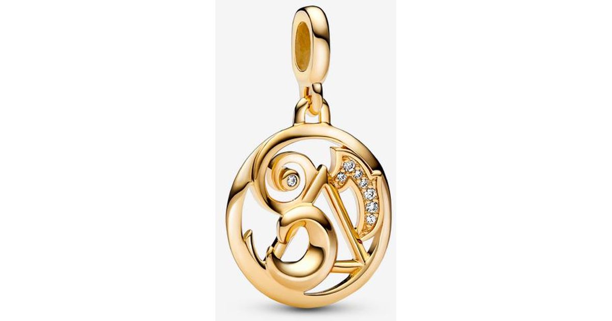 PANDORA Me The Elements Medallion Charm in Metallic | Lyst UK
