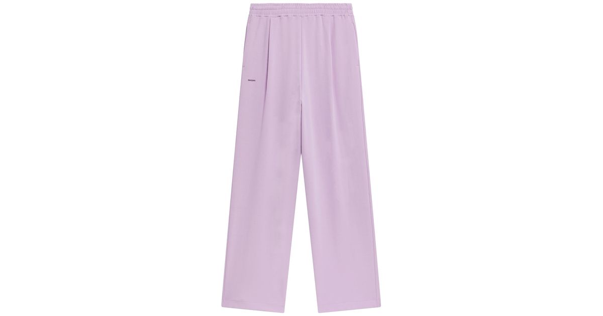 PANGAIA Double Jersey Pleated Trousers—Crocus in Purple | Lyst UK