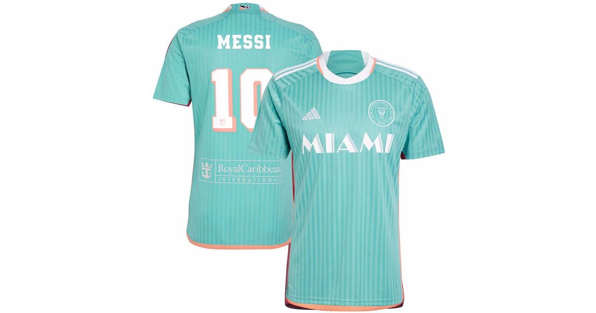 adidas Imcf Messi 3rd Aqua 2024 Archive Replica Jersey Imcf Messi 3rd ...