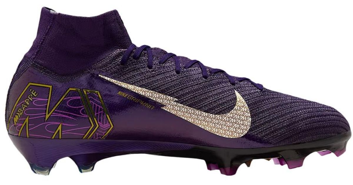 Nike Mercurial Superfly 10 Elite Fg High-top Cleats in Blue | Lyst