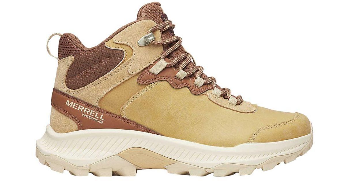 Merrell Speed Strike 2 Mid Ltr Shoes in Natural | Lyst