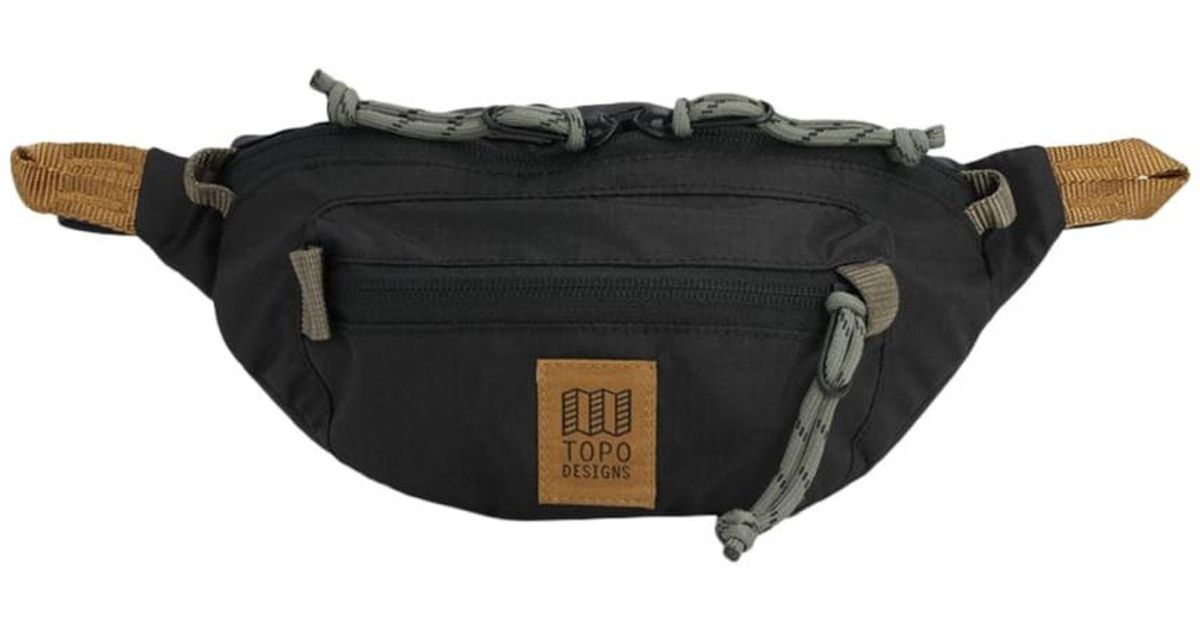 Topo Mountain Waist Pack in Black | Lyst